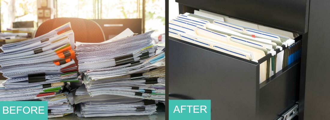 Organizing Paperwork, Case Study | The Organizing Zone